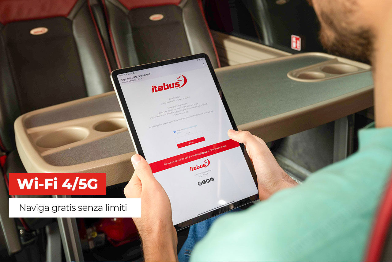 Itabus | Viaggia in autobus | Offerte e Biglietti da 1,59€