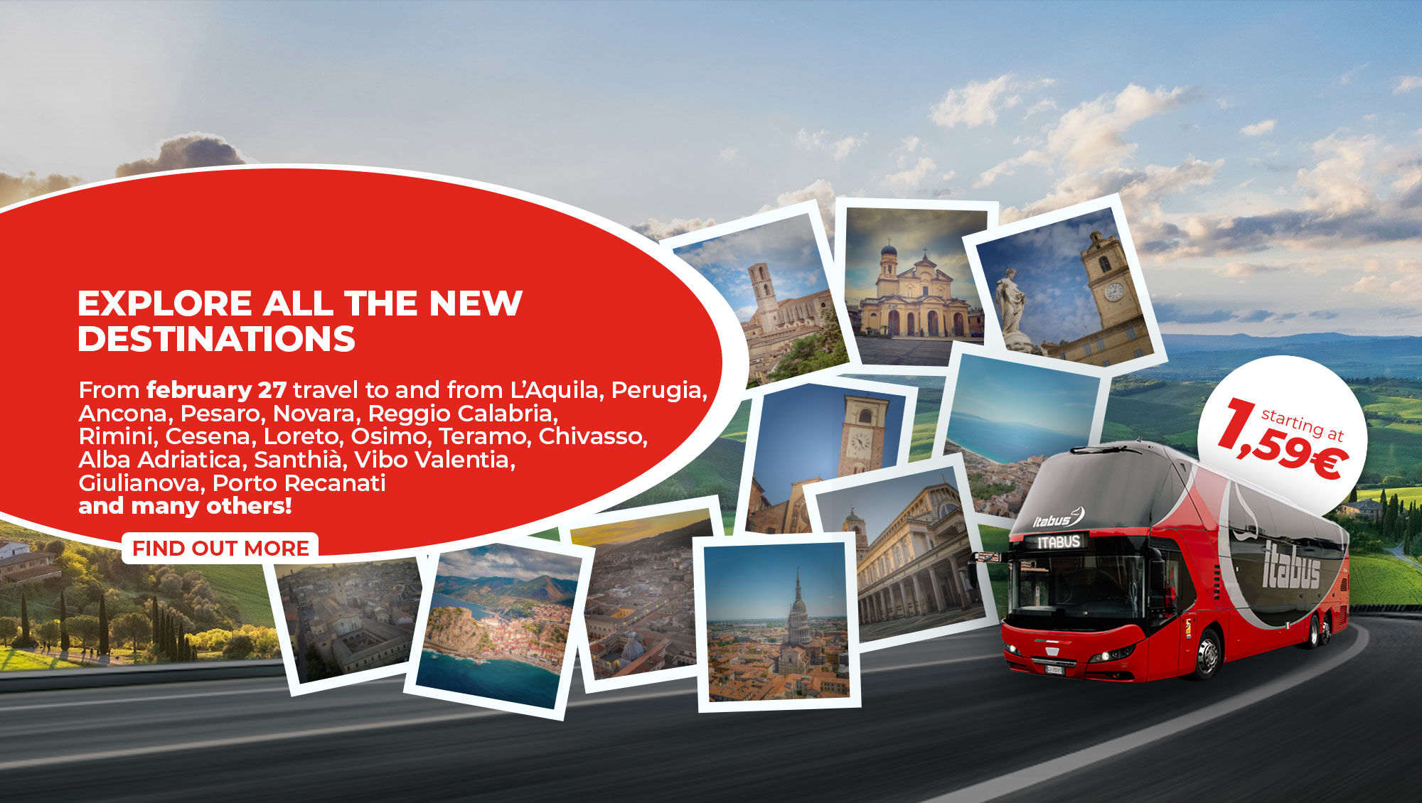 Itabus | Travel by bus | Offers and Tickets from €1.59